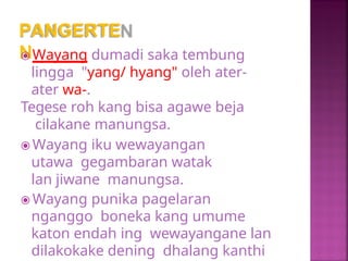 MATERI BAHASA JAWA KELAS X SEMESTER GASALwayang.pptx
