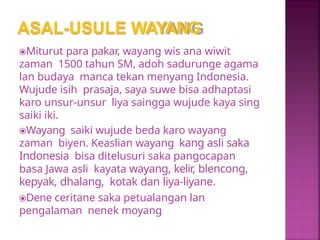 MATERI BAHASA JAWA KELAS X SEMESTER GASALwayang.pptx