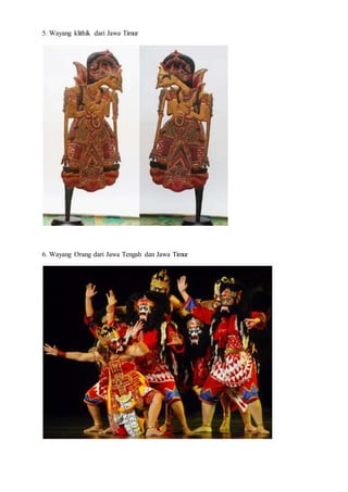 MACAM-MACAM WAYANG DAN ASAL DAERAHNYA | DOCX