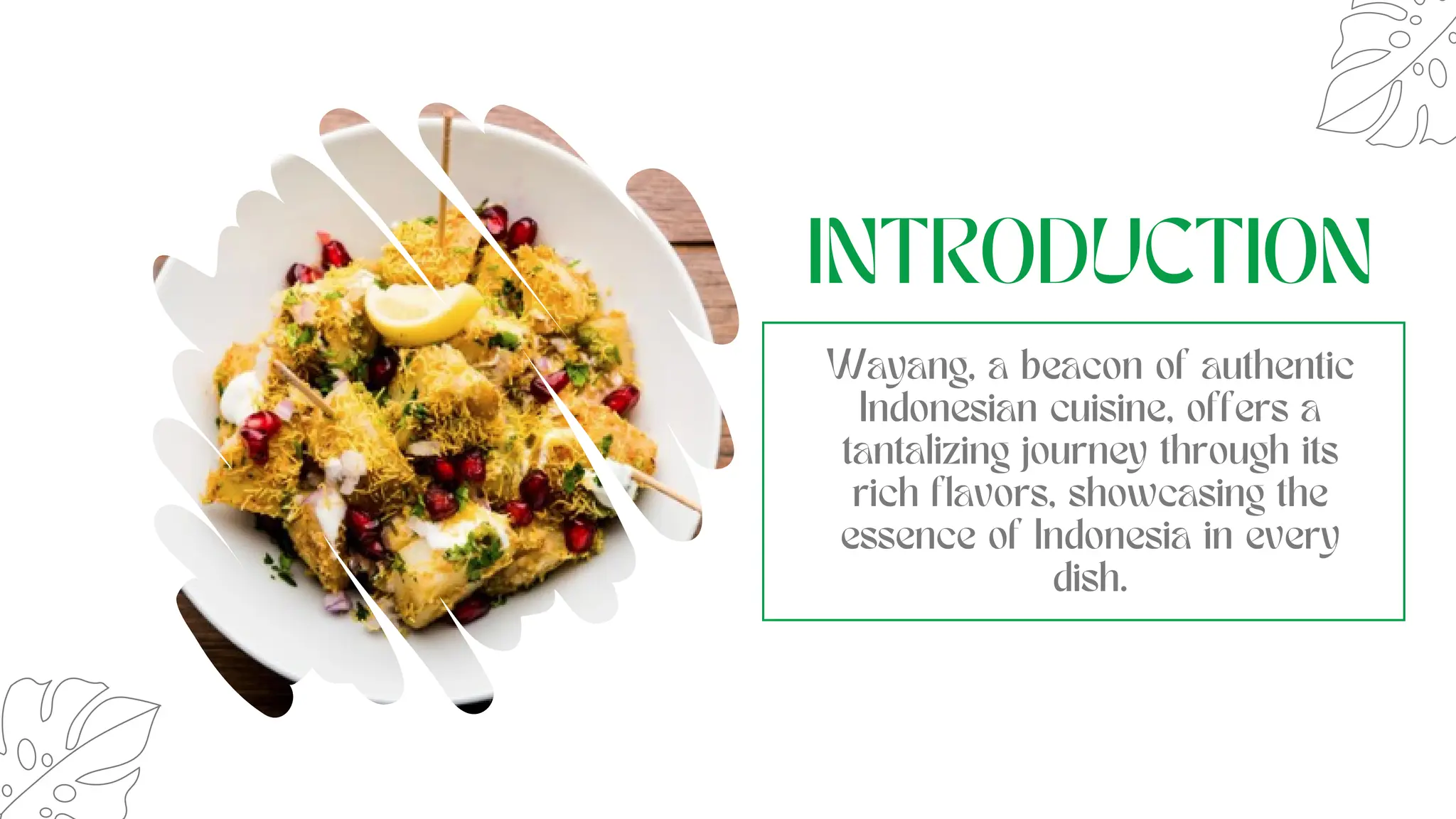 A culinary journey through the Wayang cuisine | PDF