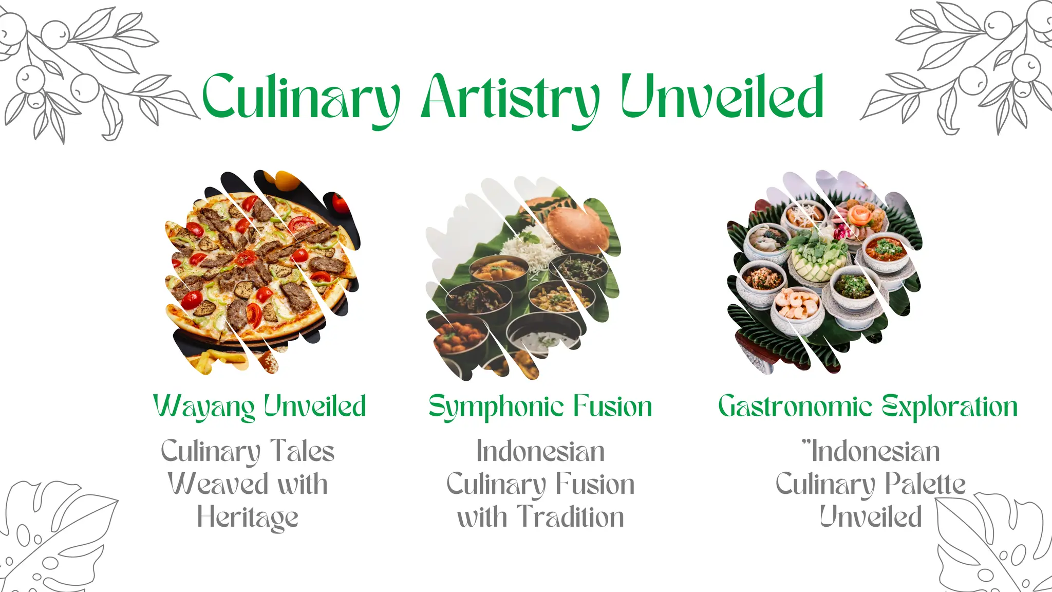 A culinary journey through the Wayang cuisine | PDF