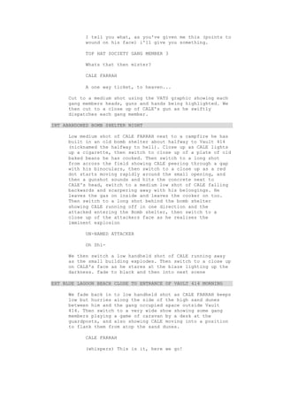 Way back home script | DOCX