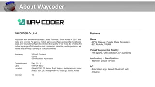 Waycoder full introduction | PPT