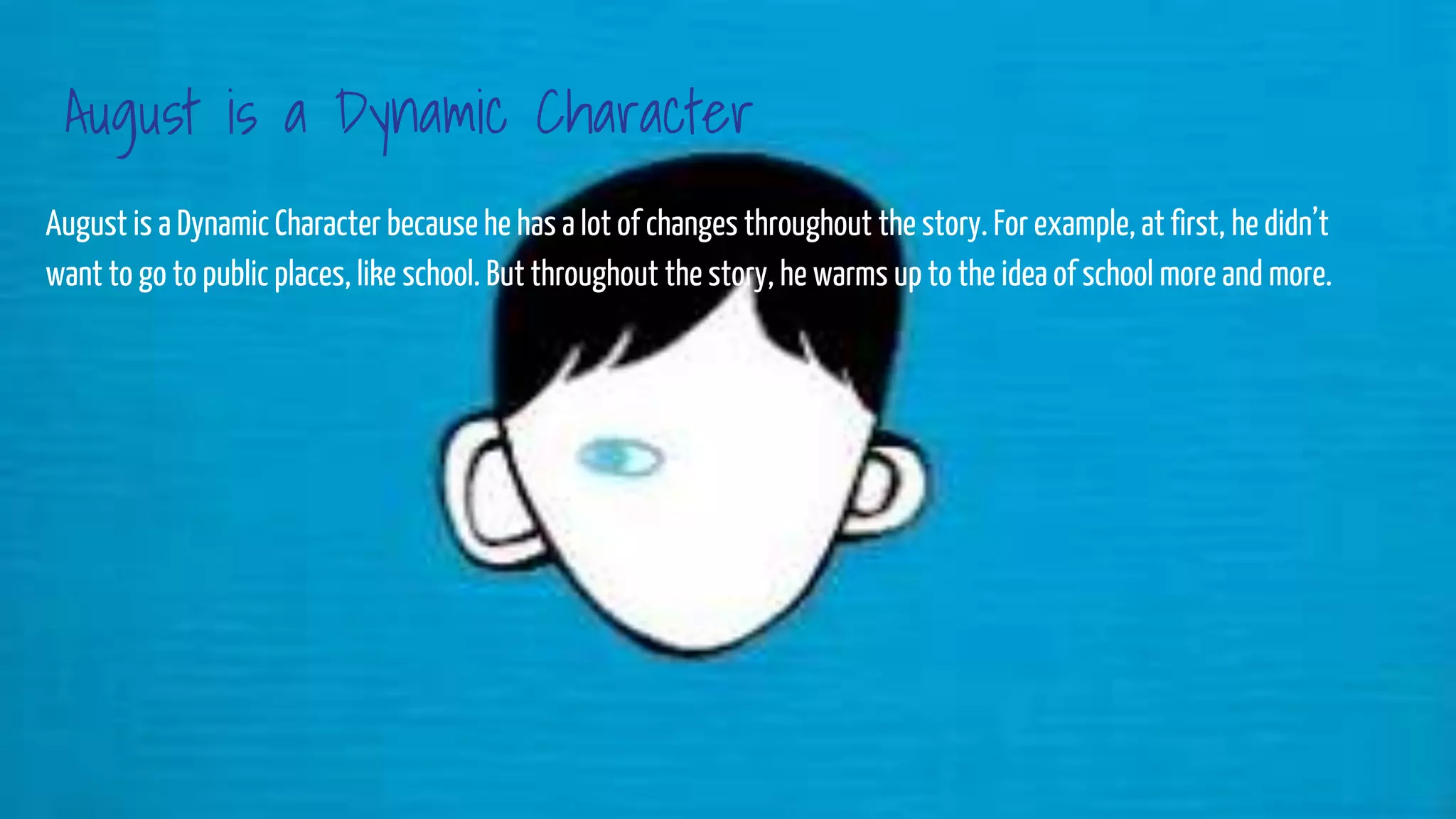 Wonder August Character Project | PPT