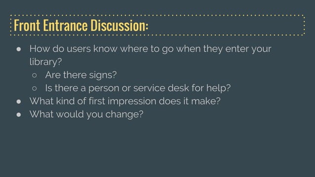 Wayfinding a tale of two libraries and their methods for understanding ...