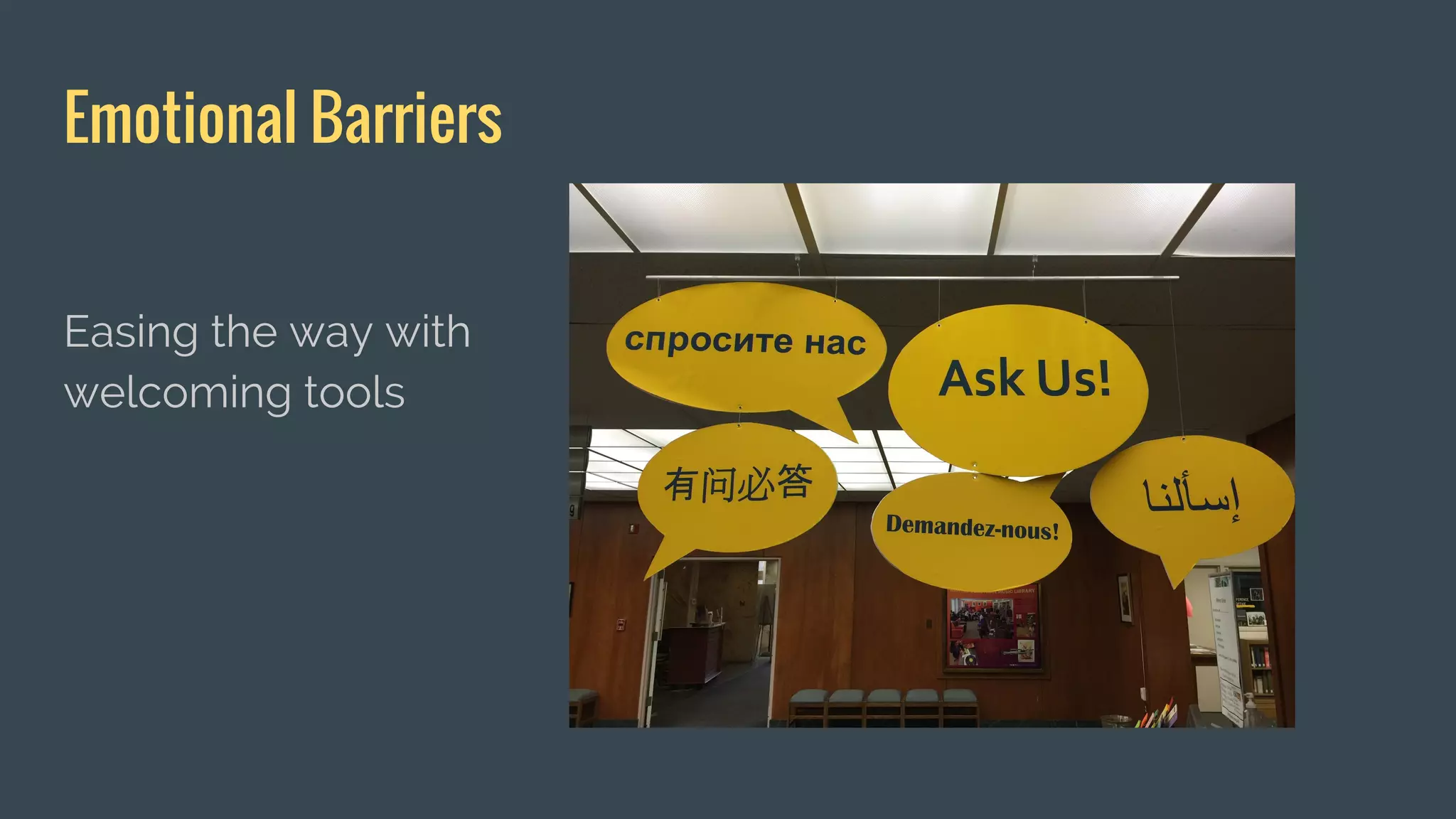 Wayfinding a tale of two libraries and their methods for understanding library navigation | PPT