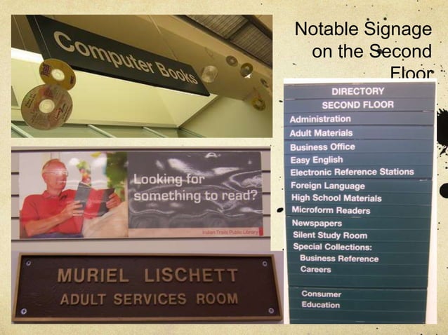 Wayfinding in Library Signage | PPTX