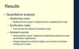 Wayfinding without visual cues | PPTX | Digital Audio | Computer Software and Applications