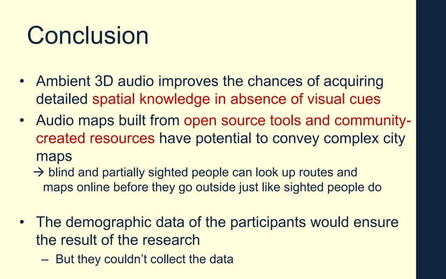 Wayfinding Without Visual Cues Ppt