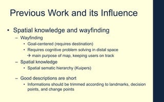 Wayfinding without visual cues | PPTX | Digital Audio | Computer ...