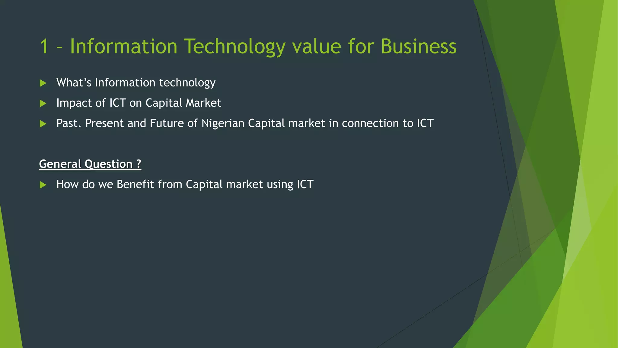 Way forward through ict mgt 2016 | PPT