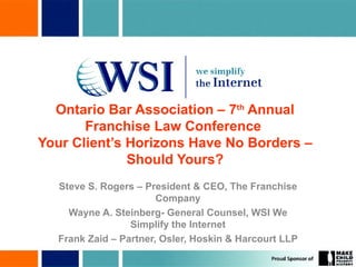 Wayne steinberg ppt | PPT