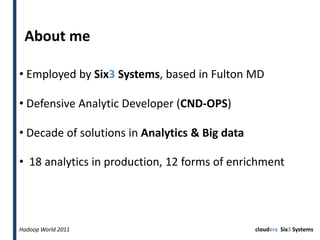 Hadoop World 2011: Sherpasurfing - Wayne Wheeles | PPTX