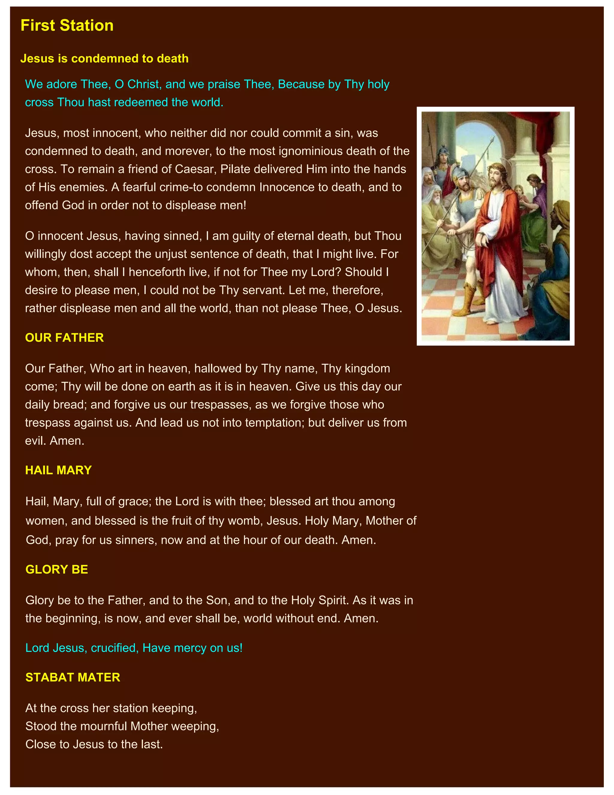 Way of the cross | PDF