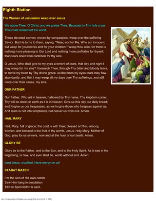 Way of the cross | PDF