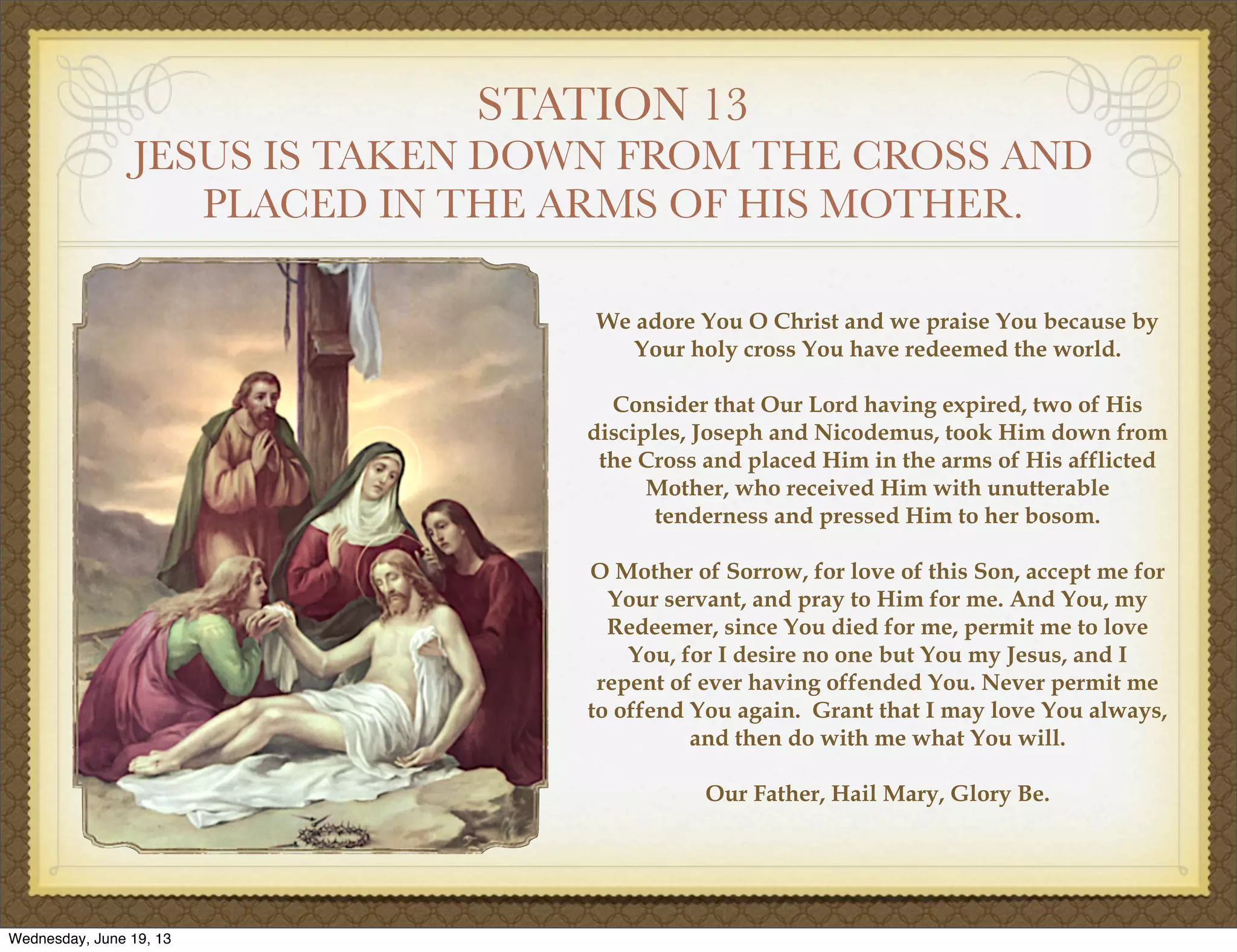Way of the Cross by St. Alphonsus di Liguori | PDF