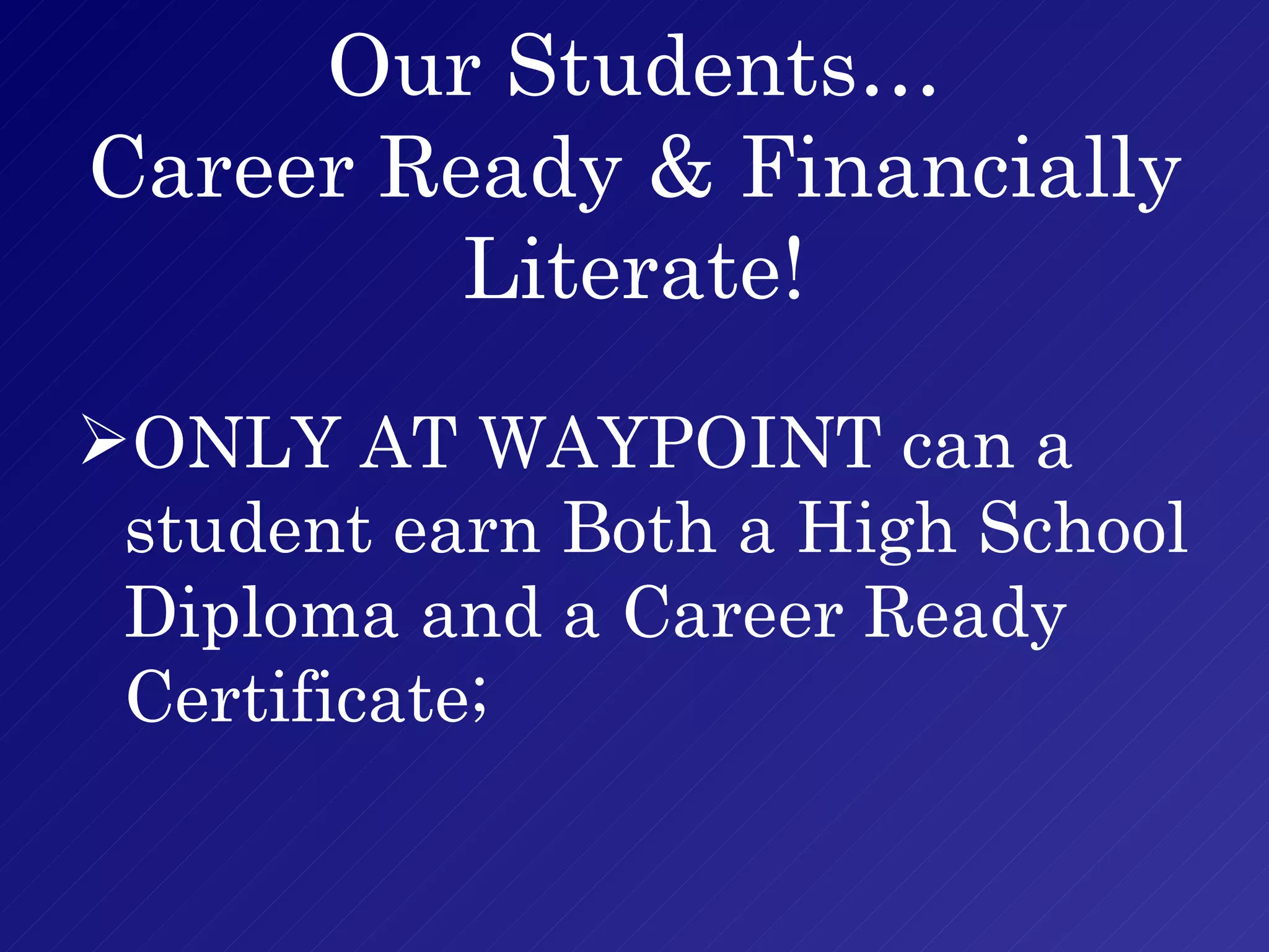Waypoint Academy | PPT