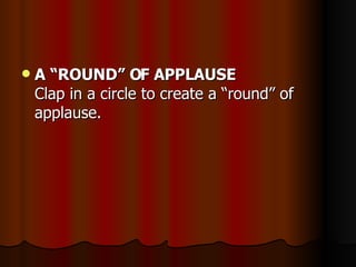 Ways To Applaud! | PPT