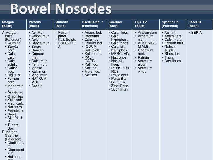 HOMEOPATHIC BOWEL NOSODES PDF