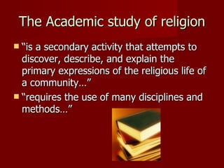 Ways2studyreligion | PPT