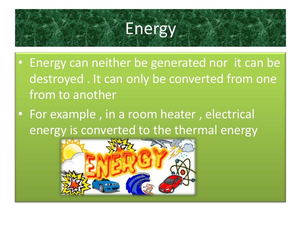 Ways To Conserve Energy