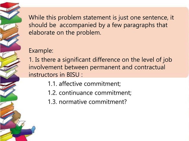 Ways in stating research problem.report | PPTX