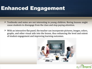 Ways in which interactive flat panels help teachers and students | PPT ...