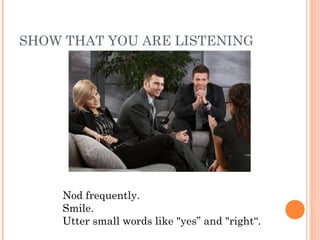 Ways of becoming a better listener | PPT