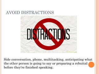 Ways of becoming a better listener | PPT