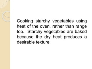 Ways of cooking vegetables | PPTX