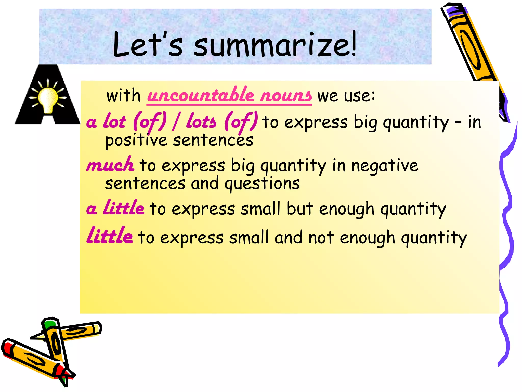 Ways of expressing quantity | PPT