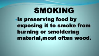Ways of food preservation | PPT