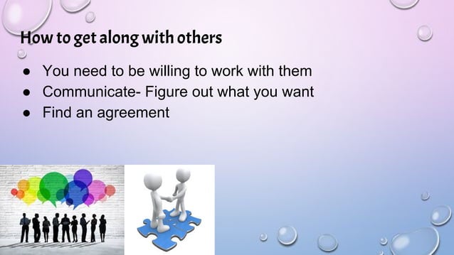 Ways of getting along with others | PDF