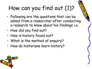 Ways of life in past and present | PPT