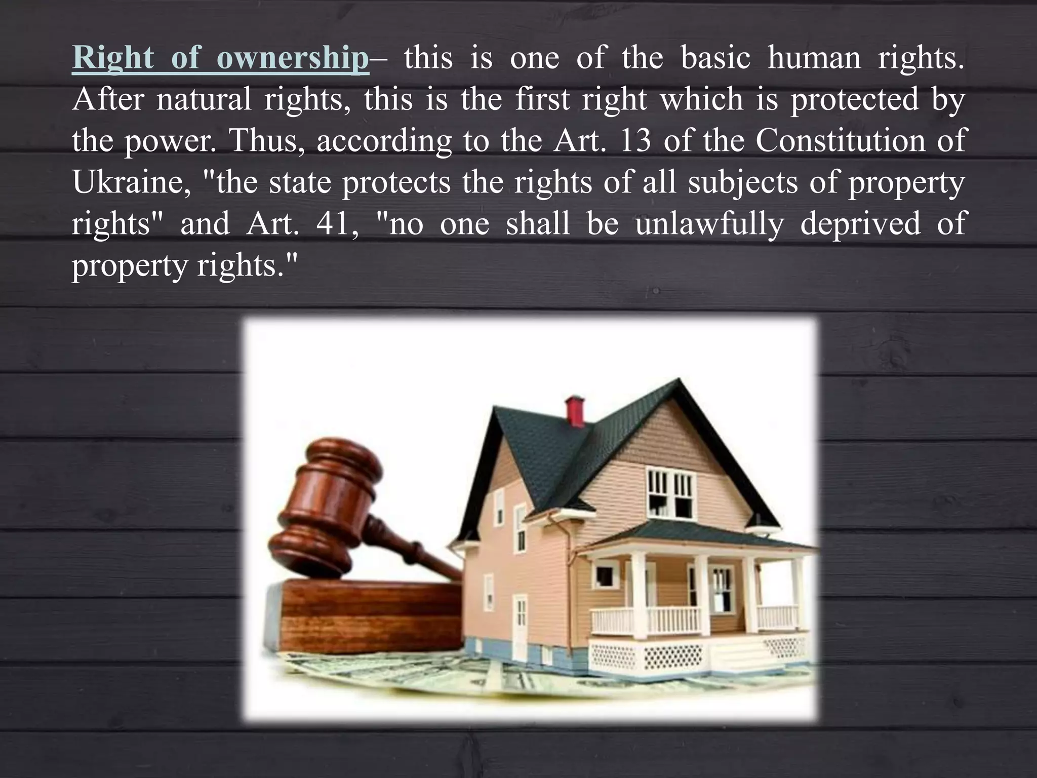 Ways of property rights protection | PPT