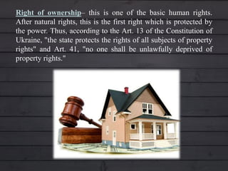 Ways of property rights protection | PPT