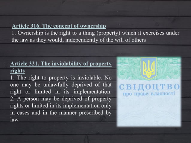 Ways of property rights protection | PPT