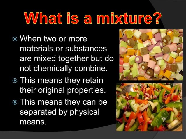Ways of separating components of a mixture | PPTX | Chemistry | Science