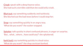 Ways of Talking | PPTX