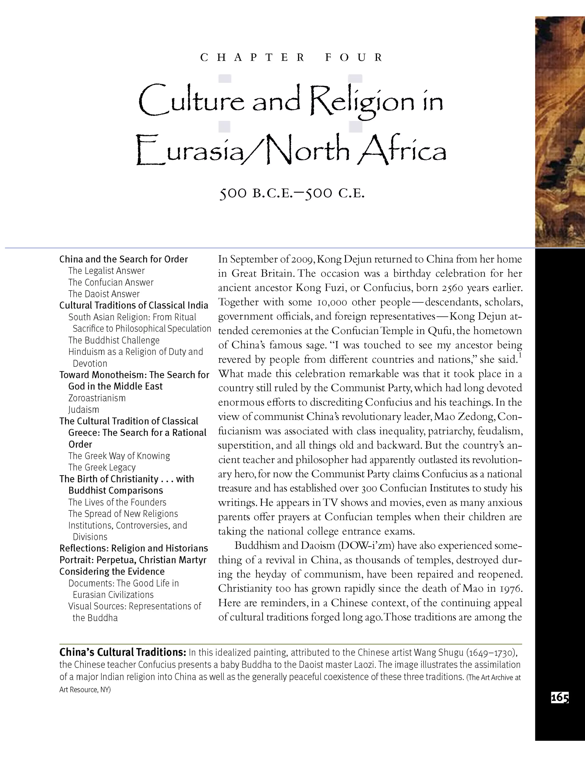 Ways of the World Chapter 4 - Culture and Religion in Eurasia/North ...