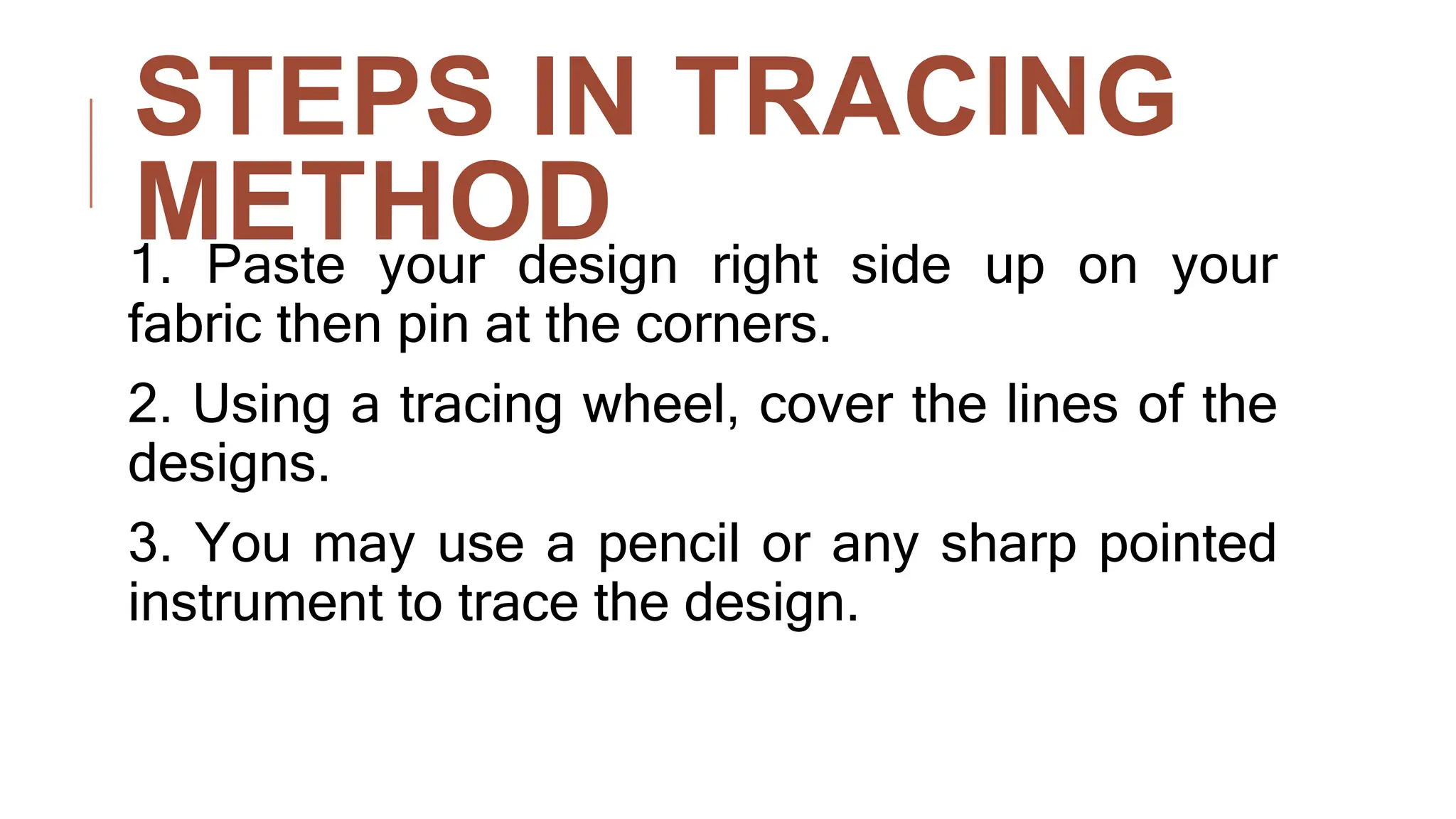 WAYS OF TRANSFERRING DESIGN in making recyclable materials | PPT