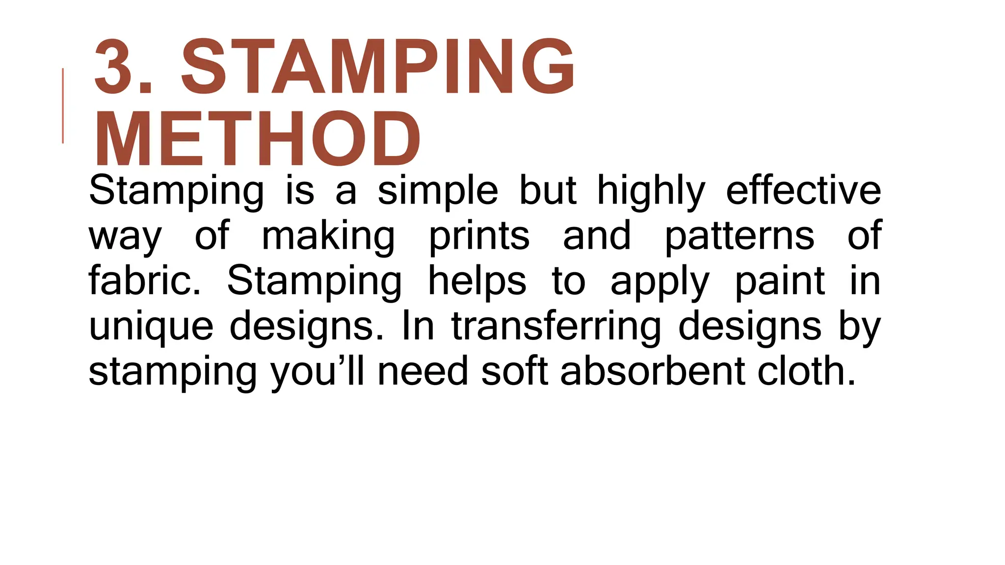 WAYS OF TRANSFERRING DESIGN in making recyclable materials | PPT