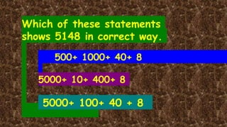 Ways of writing 4 digit numbers | PPTX