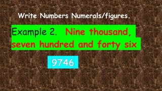 Ways of writing 4 digit numbers | PPTX
