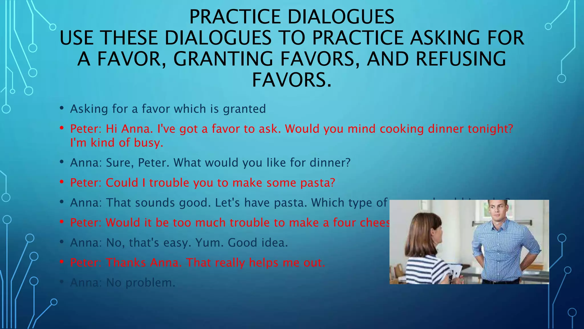 Ways to ask for a favor | PPTX