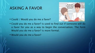 Ways to ask for a favor | PPTX