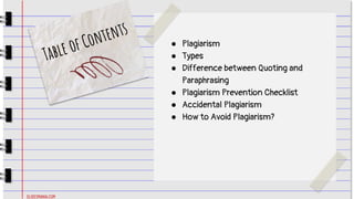 Ways To Avoid Plagiarism While Writing Essays | PPT