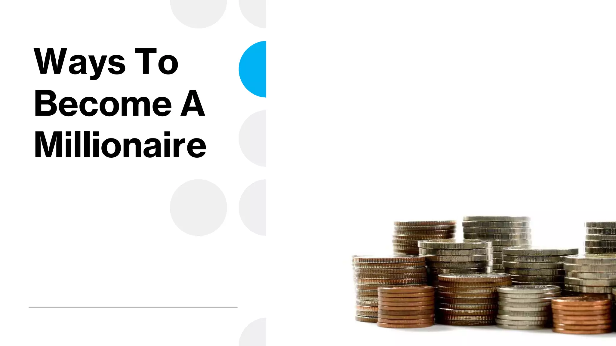 Ways To Become A Millionaire | PDF