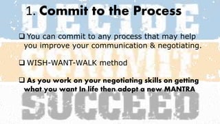 Ways to become master negotiation | PPT