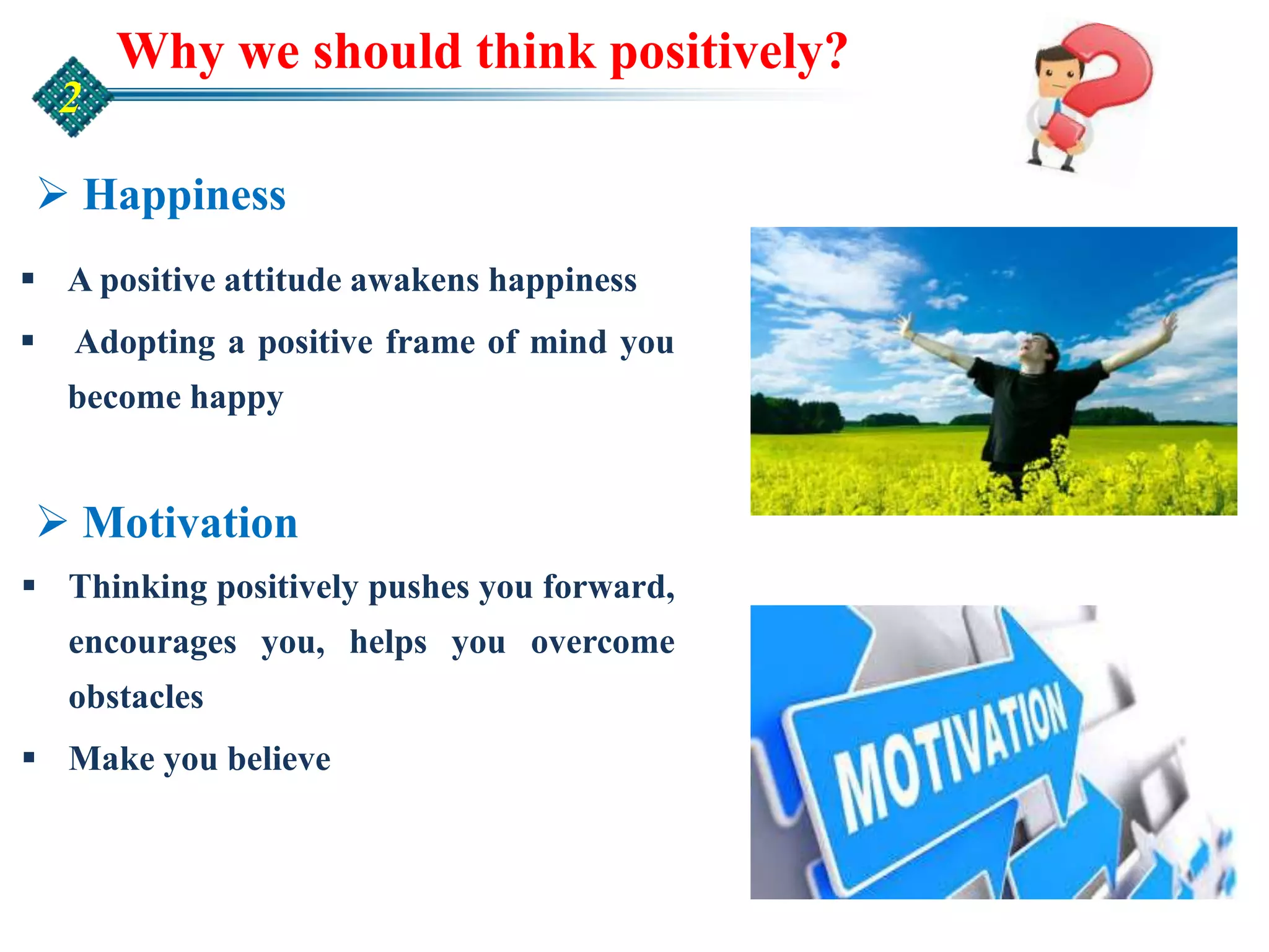 Ways to be positive | PPTX